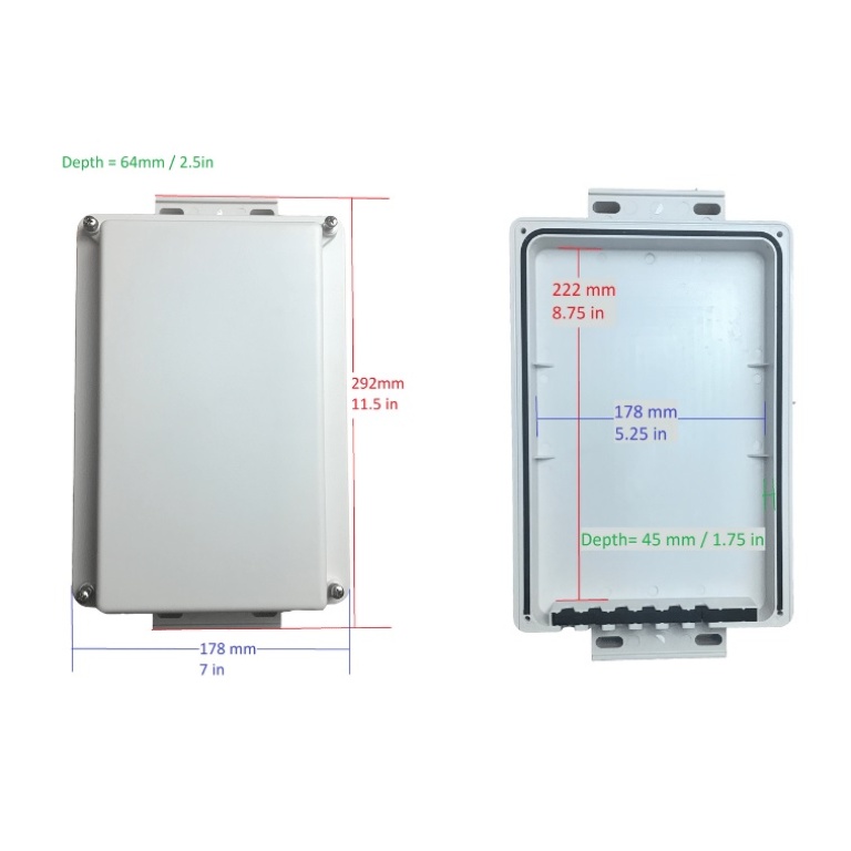 Outdoor Weatherproof Switch Enclosure with POE | GNS Wireless