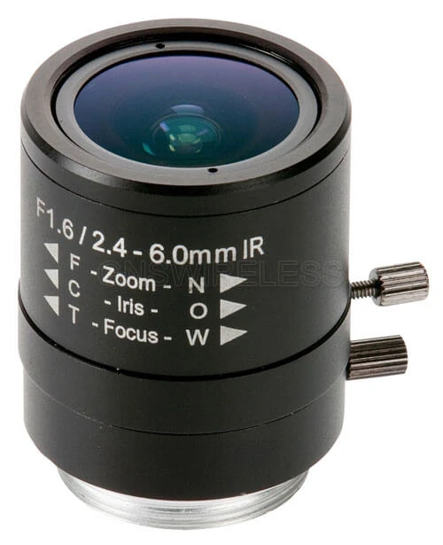 CS Mount Varifocal Camera Lens for AXIS P1344 & 211M/223M