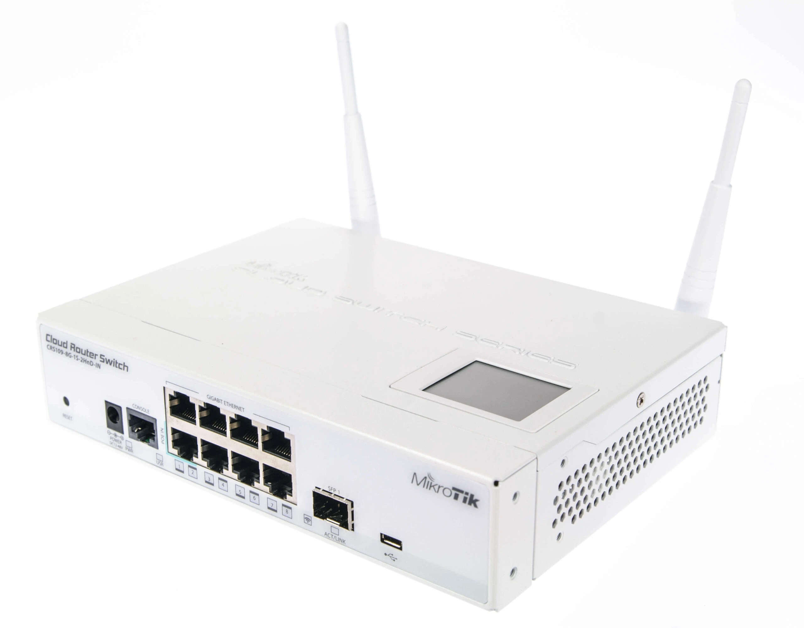 Mikrotik Cloud Router Switch | Part# CRS109-8G-1S-2HnD-IN