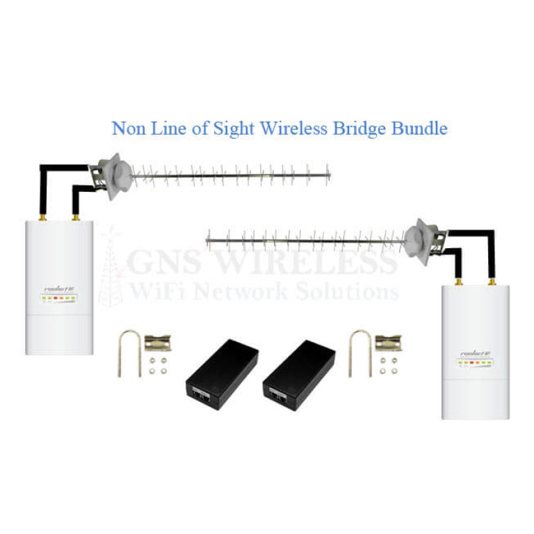 900MHz Non Line-of-Sight (NLOS) Wireless Network Bridge Kits