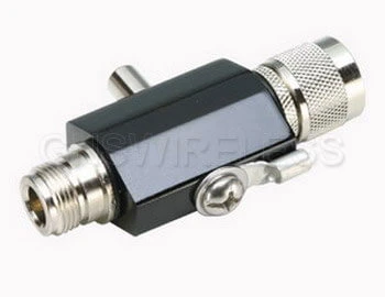 Coaxial Lightning Protector with N-Male & N-Female Bulkhead Connector