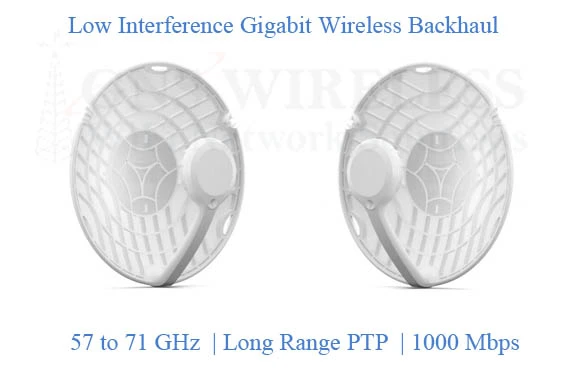 Gigabit, Point to Point Wireless Bridge, 60 GHz Interference Free Wi-Fi ...